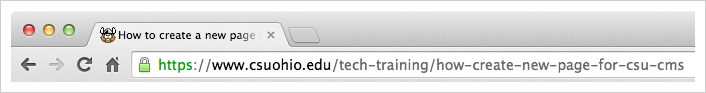 Working with the navigation menu | Cleveland State University
